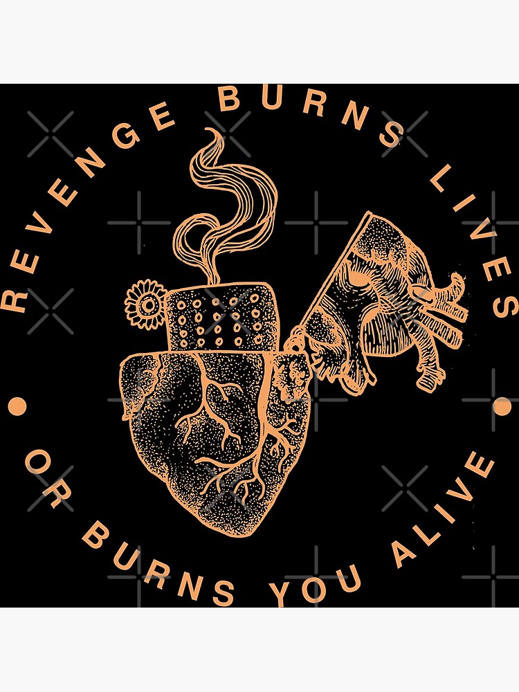 "Revenge Black Ink Draw Illustration" Poster for Sale by Madan0494 ...