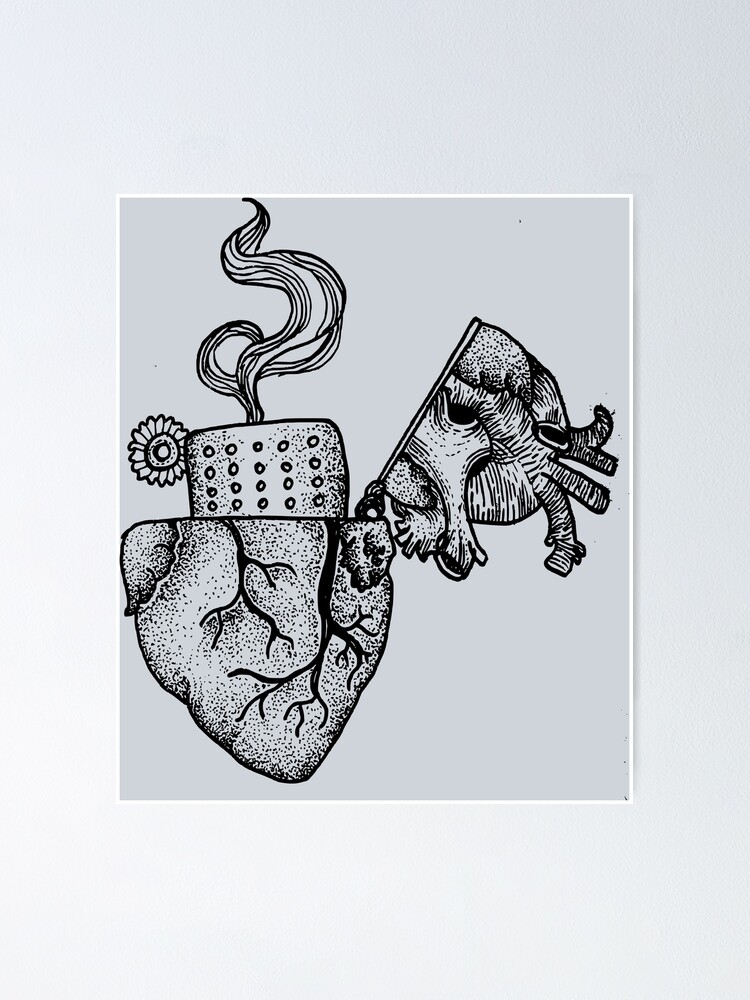 "Revenge Black Ink Draw Illustration" Poster for Sale by Madan0494 ...