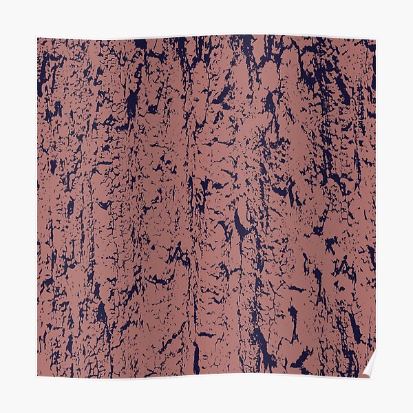 Póster «Patrón de superficie de craquelado abstracto natural con ...