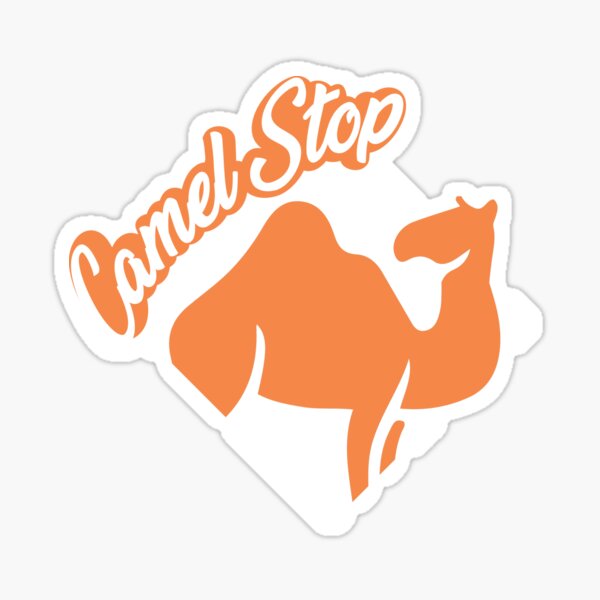 "Attractive Camel Stop Design " Sticker for Sale by Camelstop | Redbubble