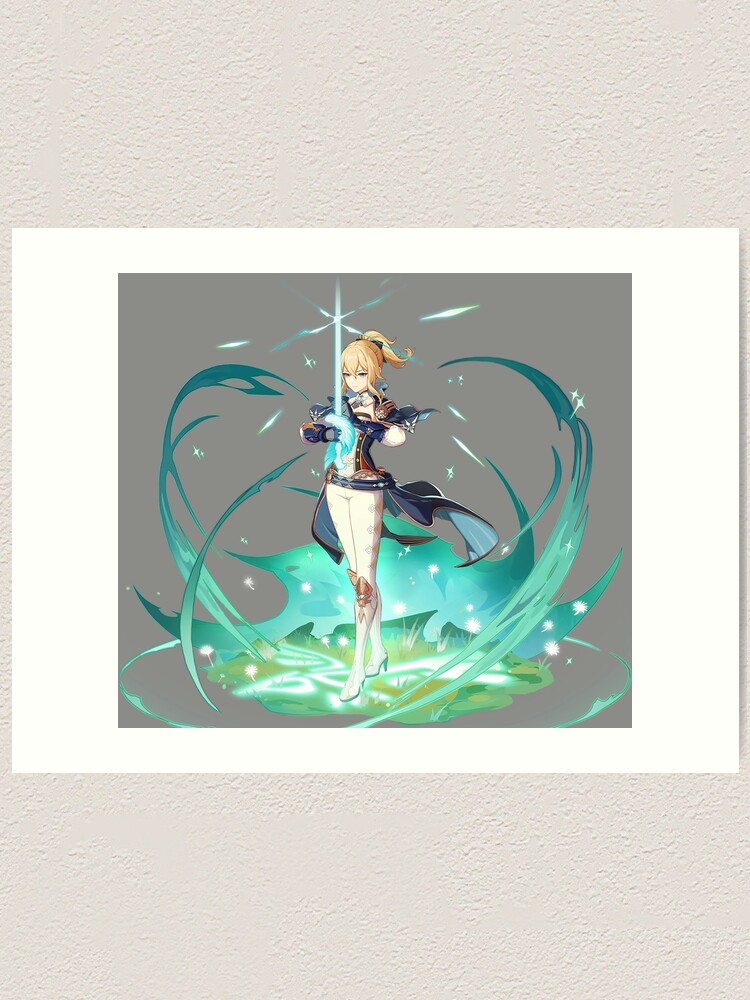 "Genshin Impact - Jean Official Character Wish - Gacha Splash Art" Art ...