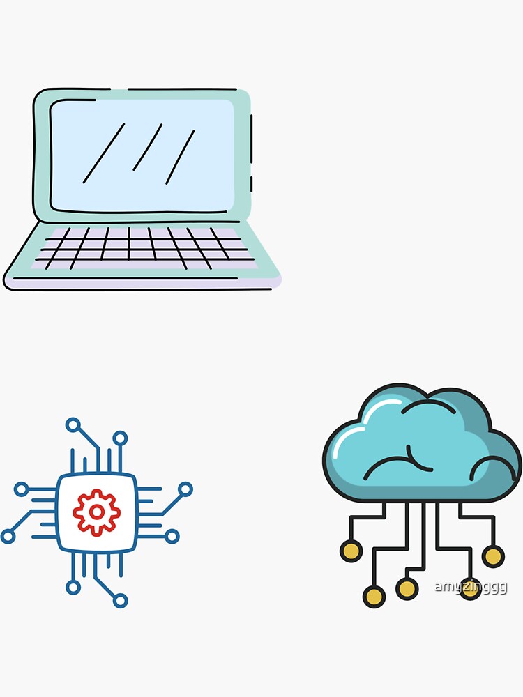 "Computer Science" Sticker for Sale by amyzinggg | Redbubble