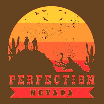 "Perfection, Nevada - Gift Shop Design" Sticker for Sale by CCCDesign ...