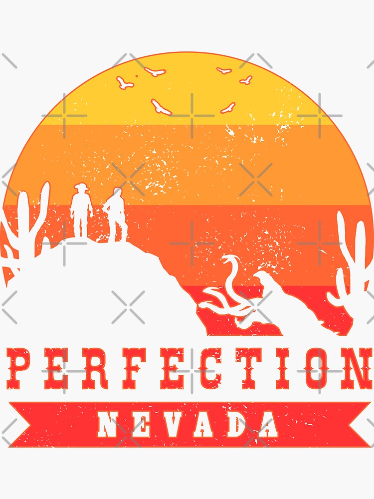 "Perfection, Nevada - Gift Shop Design" Sticker for Sale by CCCDesign ...