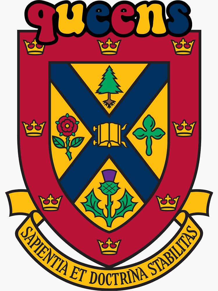 "queens university sticker" Sticker for Sale by stickersbymx | Redbubble