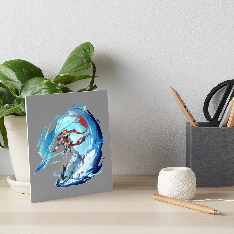 Impression rigide « Genshin Impact - Childe (Tartaglia) Personnage ...