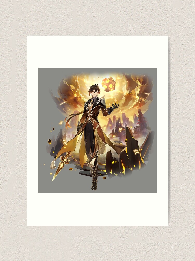 "Genshin Impact - Zhongli Official Character Wish - Gacha Splash Art ...