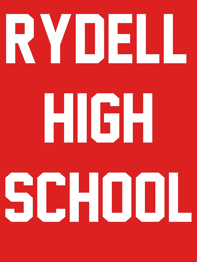"Grease Rydell High School" T-shirt for Sale by quimmirabet | Redbubble ...