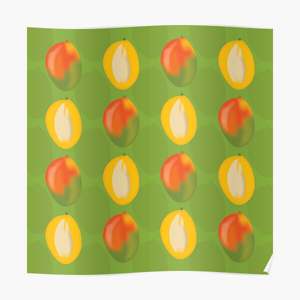 "Mango Munch" Poster for Sale by grumpyteds | Redbubble