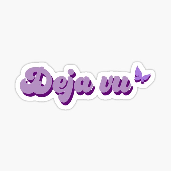 "Deja vu" Sticker for Sale by annaferarts | Redbubble