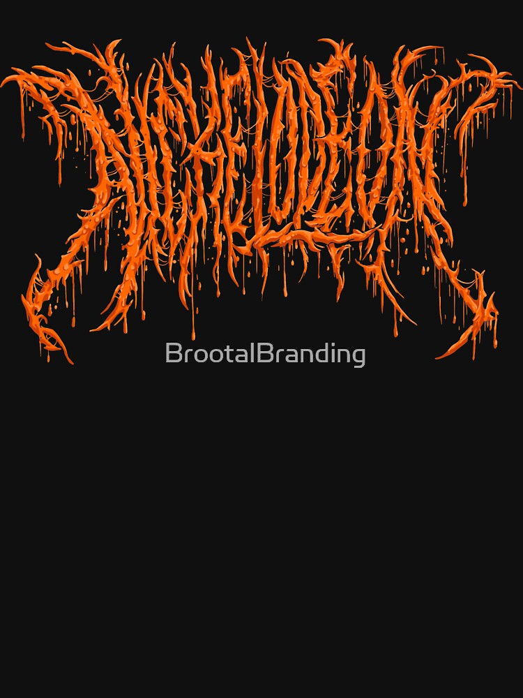 "NICKELODEON - Metal Logo (Gak Orange)" T-shirt for Sale by ...