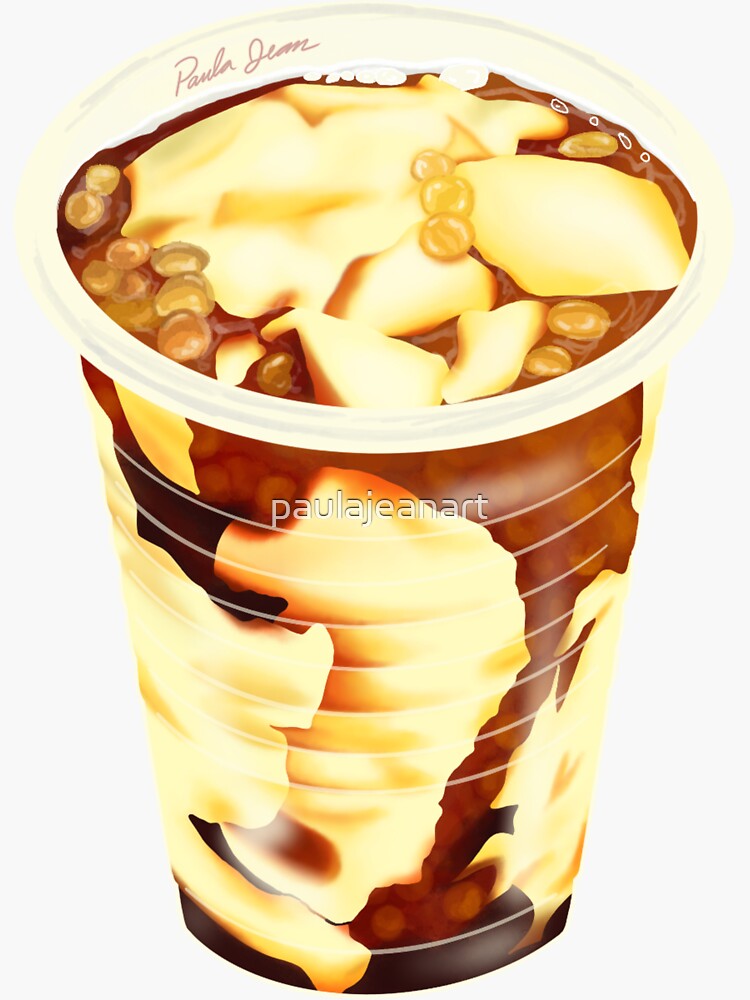 "Taho" Sticker by paulajeanart | Redbubble