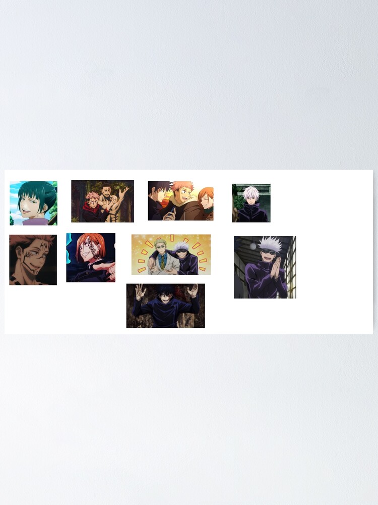 "cheap jujutsu kaisen / jjk sticker pack " Poster for Sale by afnansaid ...