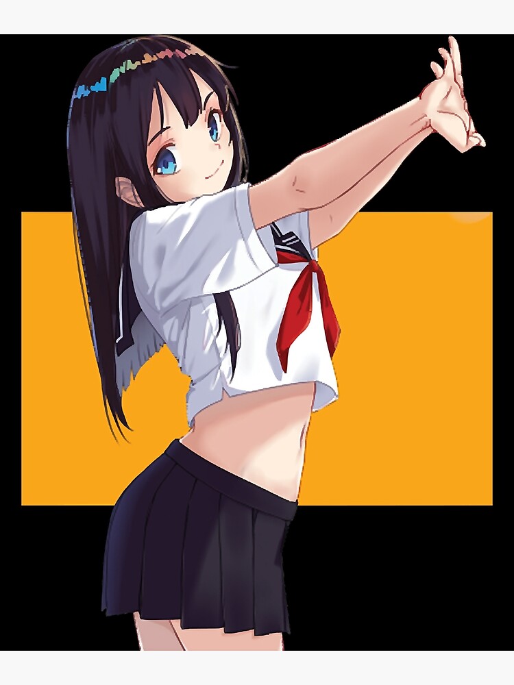 Anime Girl Waifu Aesthetic Japanese Kawaii Manga Girl Poster For Sale By Sawchukay Redbubble