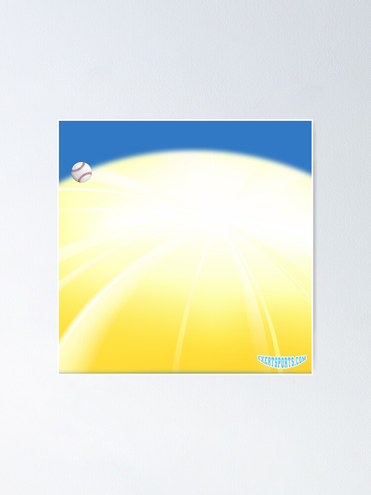 "Dinger Hit Into The Sun (Transparent Background)" Poster for Sale by ...