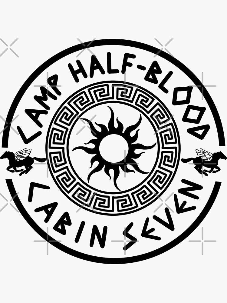 "Cabin Seven Apollo" Sticker for Sale by MaddyVG | Redbubble