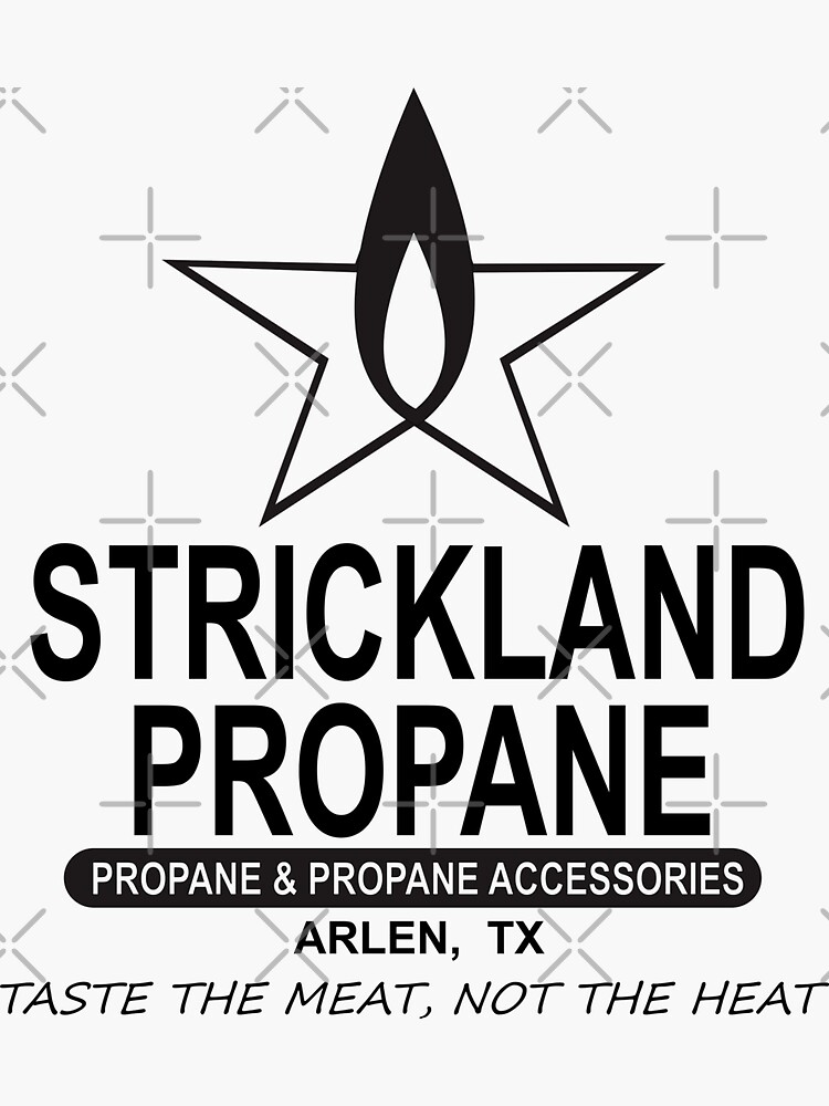 "Strickland Propane (White Version)" Sticker for Sale by cahyodesign ...