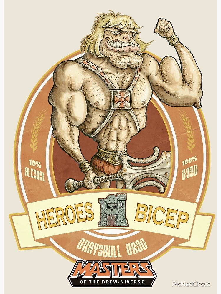 "Grayskull Grog" Poster for Sale by PickledCircus | Redbubble