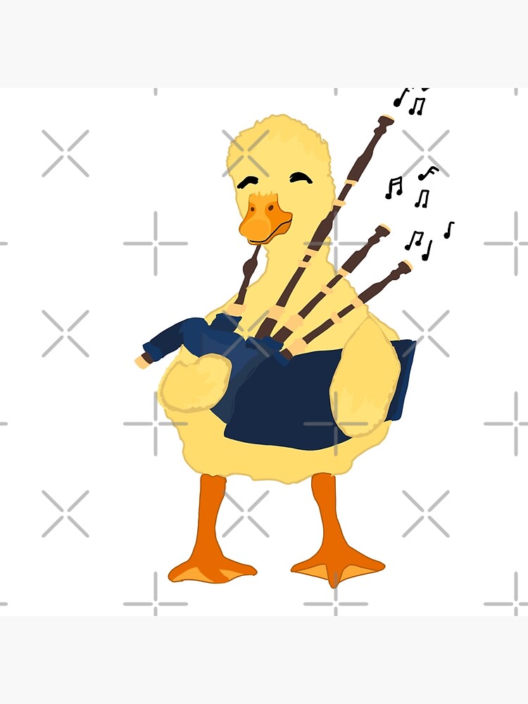 "Bagpipe Duck" Poster by Artstuffs121 | Redbubble