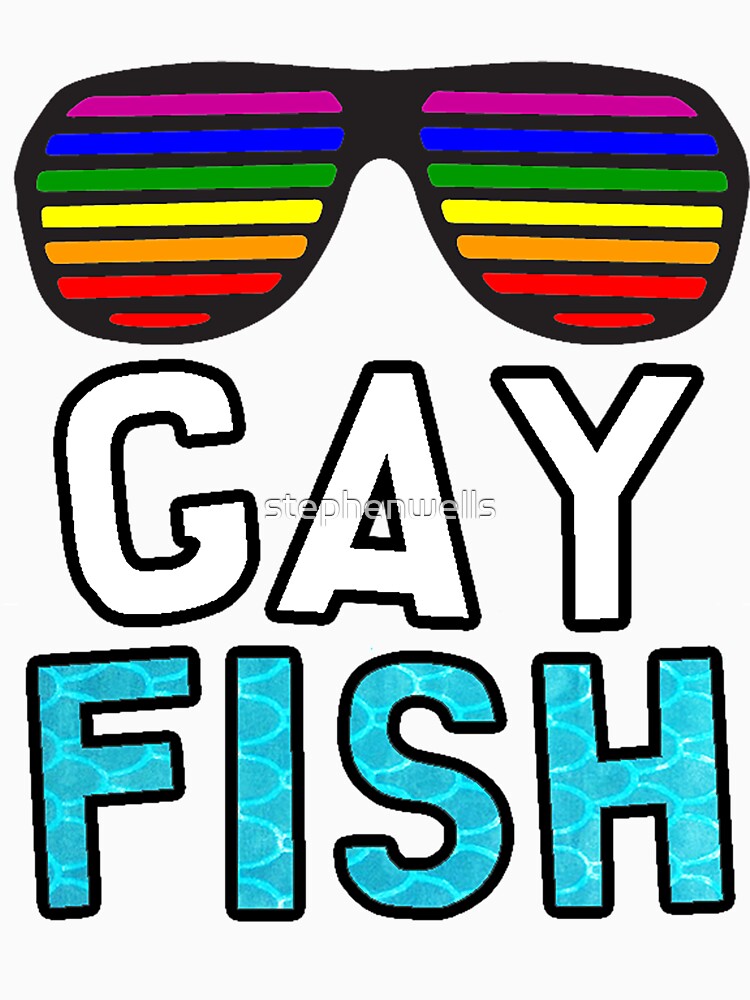 "Gay Fish Pride" T-shirt for Sale by stephenwells | Redbubble | gay t ...