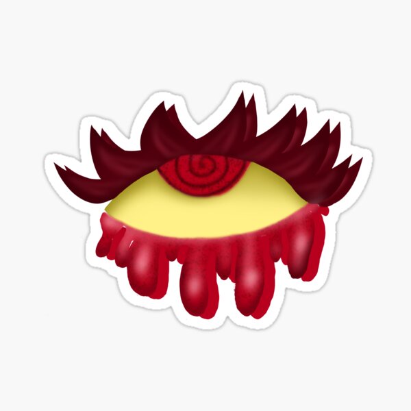 "drippy eye, trip, aesthetic, grunge, hazbin hotel" Sticker by ...