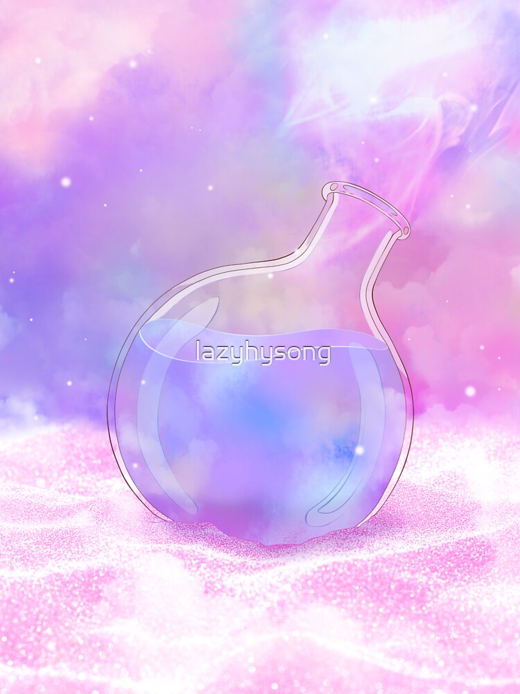 "Fairy's Aesthetic Potion Bottle" Sticker by lazyhysong | Redbubble