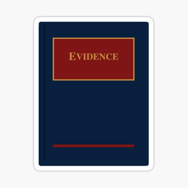 "Evidence" Sticker for Sale by natalielsherman | Redbubble