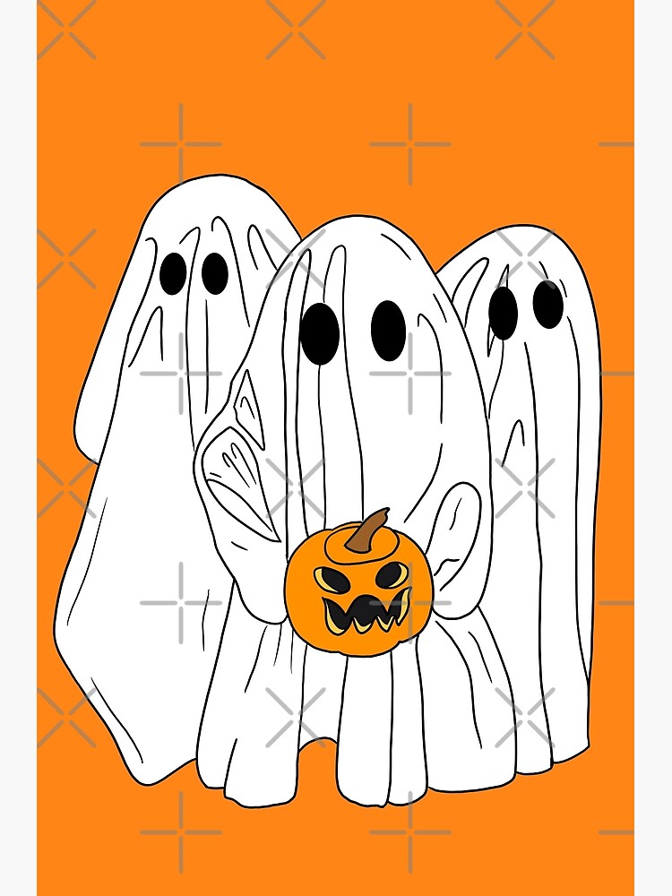 "Spooky Sheets 2" Poster for Sale by sticksandskulls | Redbubble