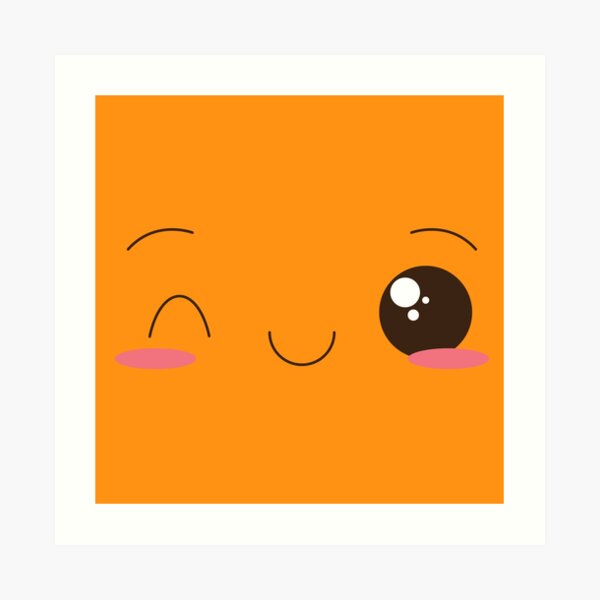 "Roblox Wink Face" Art Print for Sale by hutamaAdi98 | Redbubble