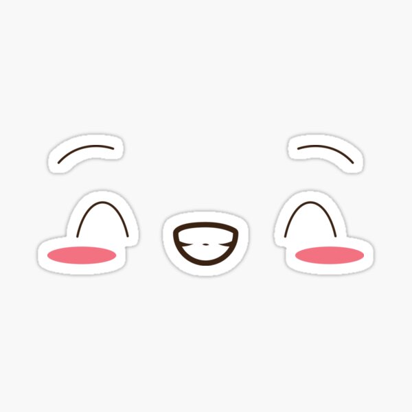 "Roblox Happy Smile Face" Sticker for Sale by hutamaAdi98 | Redbubble