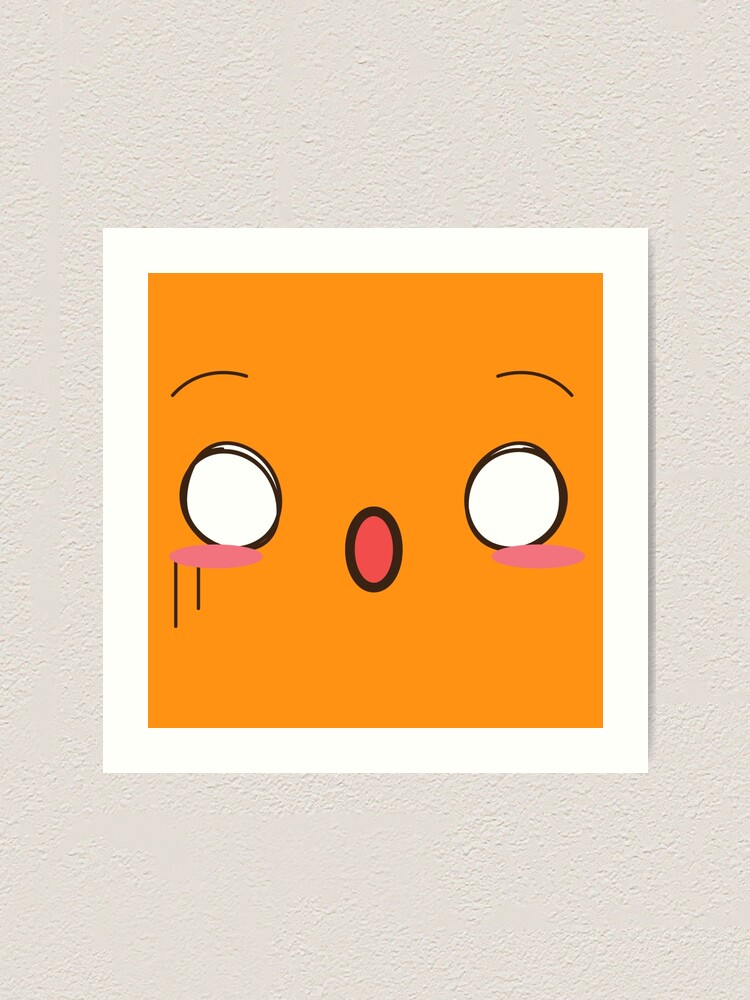 "Roblox Afraid Face" Art Print by hutamaAdi98 | Redbubble