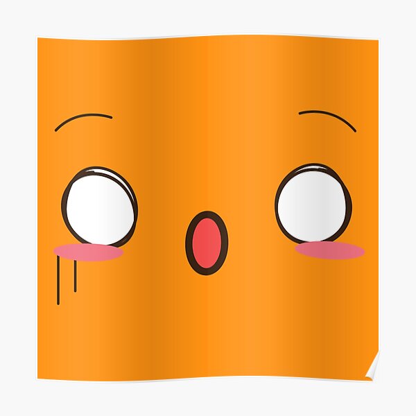"Roblox Afraid Face" Poster by hutamaAdi98 | Redbubble