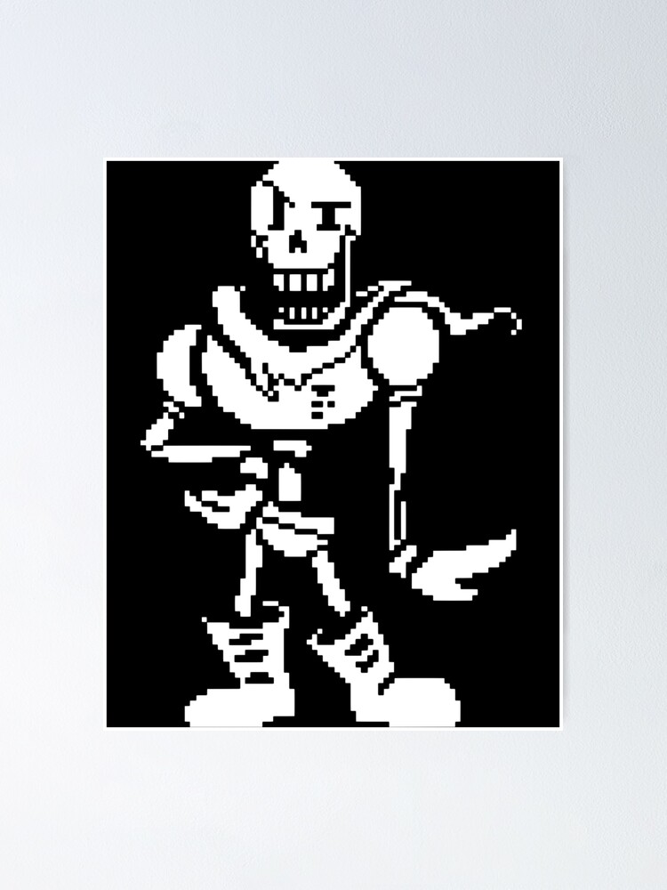 "undertale papyrus" Poster by supermrcrazy | Redbubble
