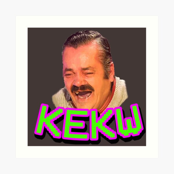 "KEKW twitch emote pixel design" Art Print for Sale by therustyart ...