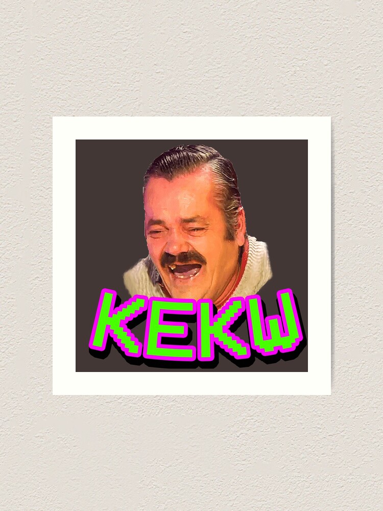 "KEKW twitch emote pixel design" Art Print for Sale by therustyart ...