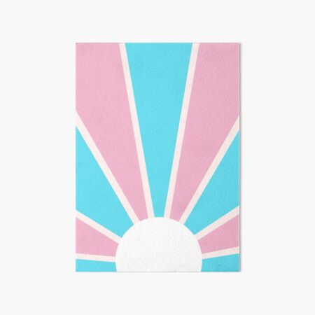 "lgbtq pride merch trans decor print wall art design illustration sun ...