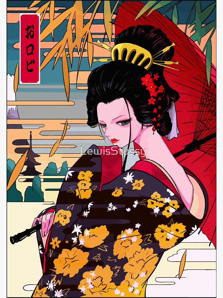 "Nico Robin " Sticker by LewisStussy | Redbubble
