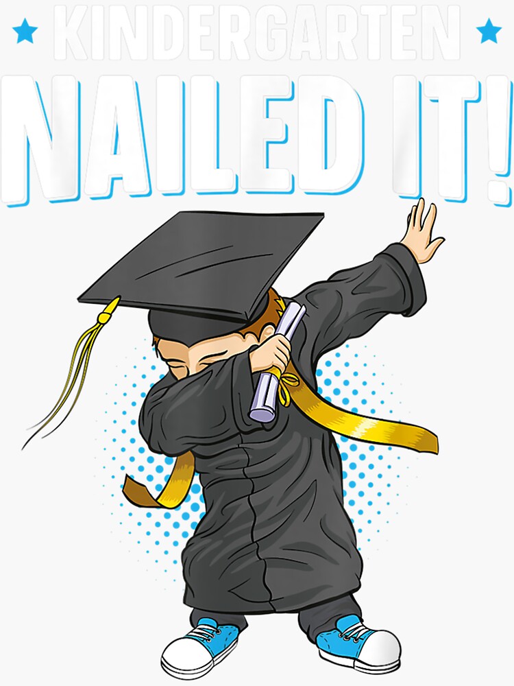 "Dabbing Graduation Class Of 2021 Boy Kindergarten" Sticker for Sale by ...