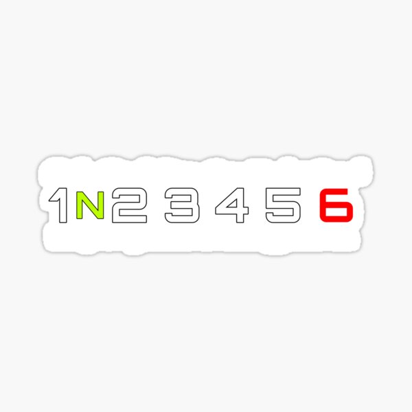 Sticker: 1n23456 | Redbubble