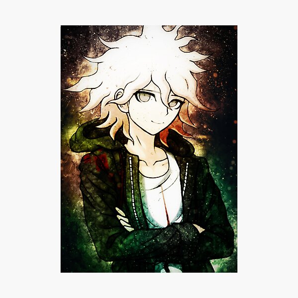 "Nagito Komaeda Danganronpa" Photographic Print by Spacefoxart | Redbubble