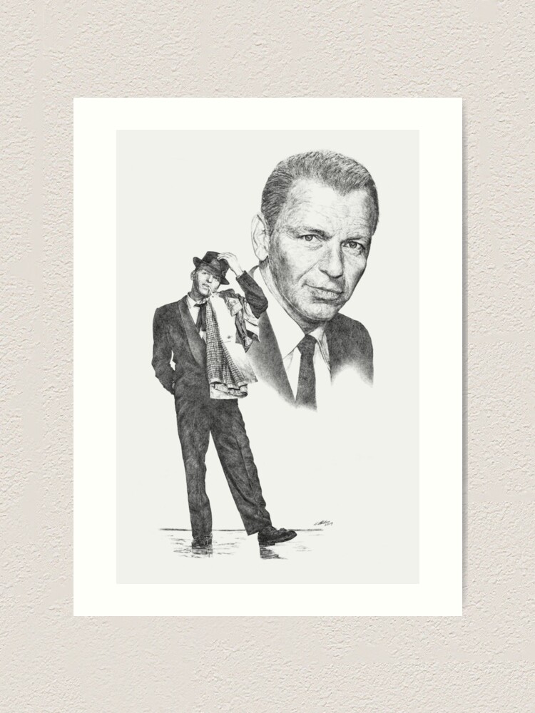 "Frank Sinatra Pencil Drawing" Art Print for Sale by StreetinArt ...