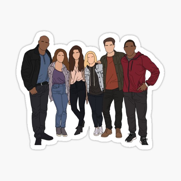 "Station 19 cast" Sticker by jana-jaina | Redbubble