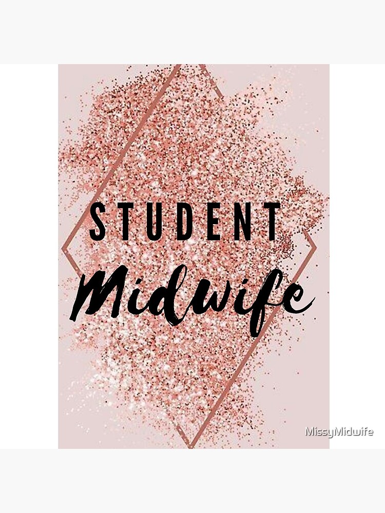 "Sparkly student midwife " Pin for Sale by MissyMidwife | Redbubble