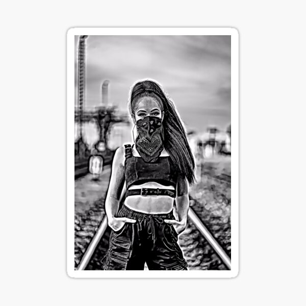 "rebel girl" Sticker by Zanimations | Redbubble