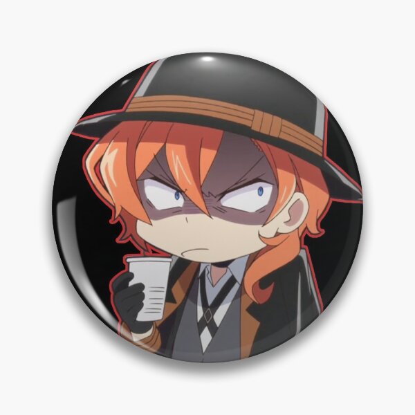 Bsd Nakahara Chuuya Pins and Buttons | Redbubble