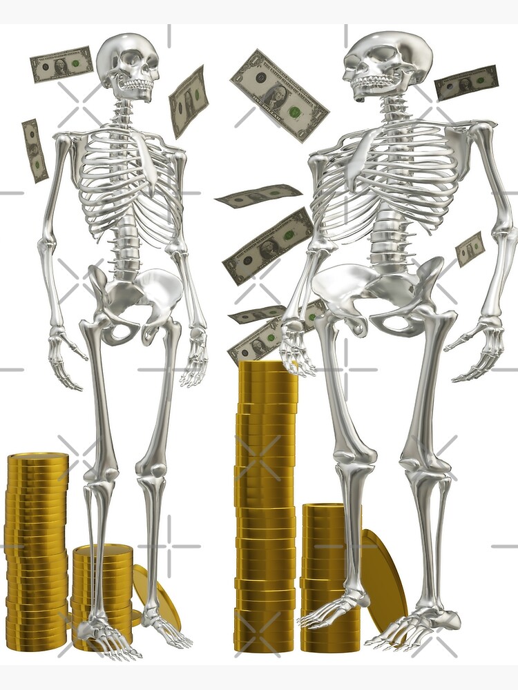 "Collecting money until death " Poster for Sale by jotcar | Redbubble