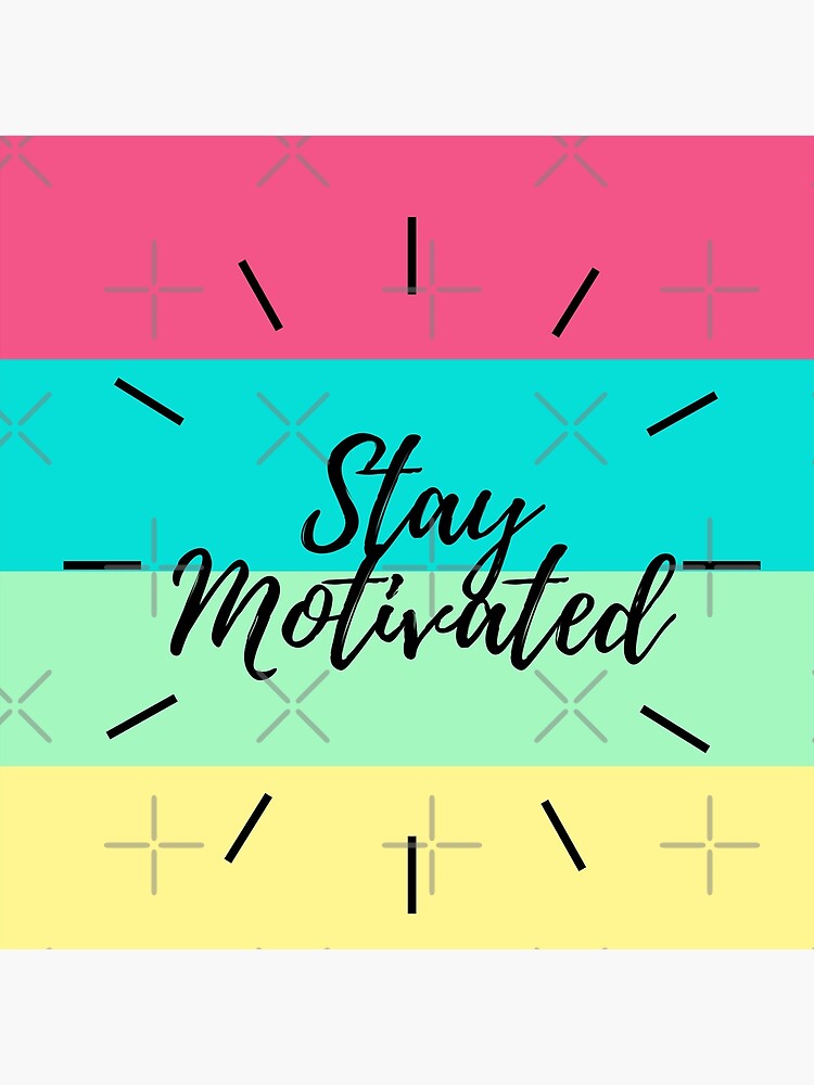 "Motivational pattern Design With Inspirational Quotes" Poster by ...