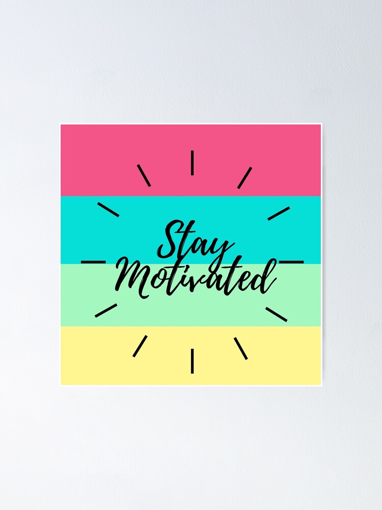 "Motivational pattern Design With Inspirational Quotes" Poster by ...