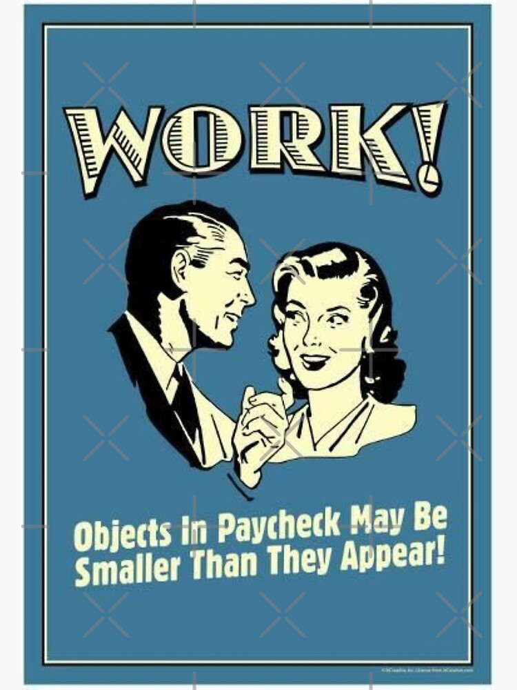 "retro-vintage work inspired humorous art" Poster for Sale by ...