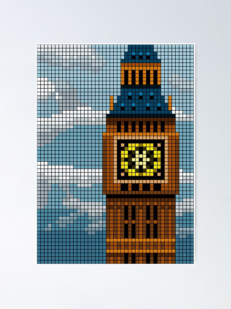 "Ben Pixel |" Poster by Desmo-Art | Redbubble